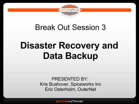 Disaster Recovery And Data Backup Strategies Ppt