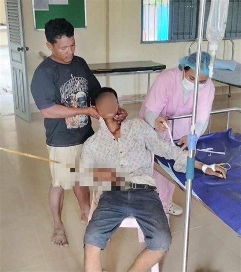 កម្លាំងកងរាជអាវុធហត្ថខេត្តកំពង់ស្ពឺ ឃាត់ខ្លួនជនសង្ស័យ០១នាក់ និងវត្ថុតាងករណីហិង្សាដោយចេតនា