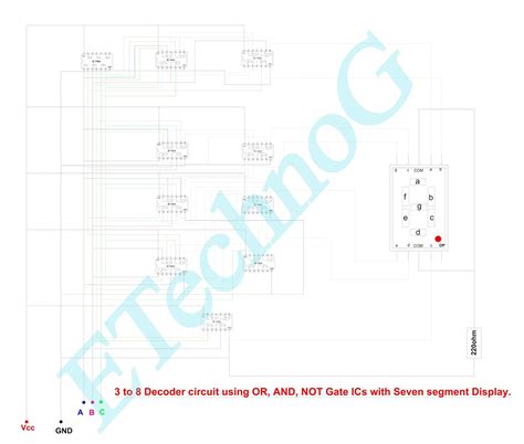 3 to 8 decoder circuit diagram 3 to 8 decoder truth table etechnog