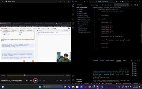 100daysofcode Coding Dsa Reversearray Problemsolving Cplusplus