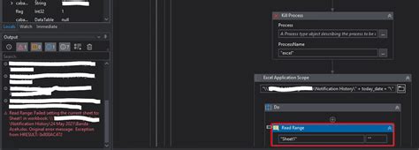 Read Range Failed Setting Current Sheet To Studio Uipath Community