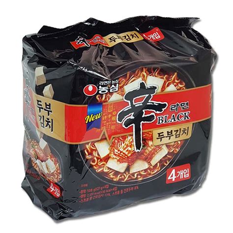 Nongshim Shin Ramyun Black Tofu Kimchi Multi Pack Shopee Singapore