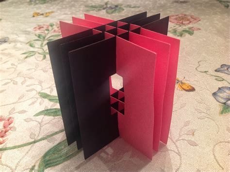 Papercrafts And Other Fun Things A Cube Within A Cube Slice Form