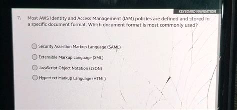 KEYBOARD MAVICATIOW 7 Most AWS Identity And StudyX