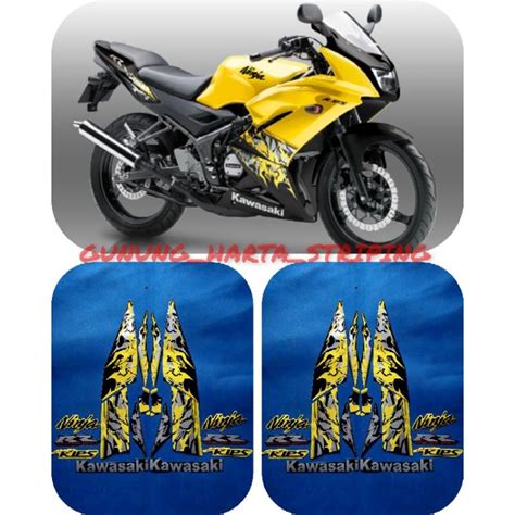 Jual Striping Stiker Lis Body Motor Full Set Kawasaki Ninja RR 2013