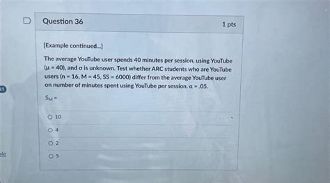 Solved Example Continued The Average Youtube User