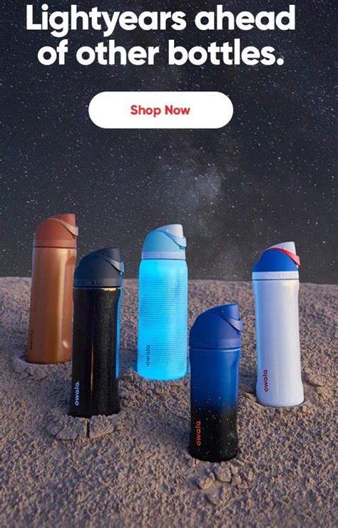 Owala Glow In The Dark Limited Edition 32oz Freesip Cosmic Collection