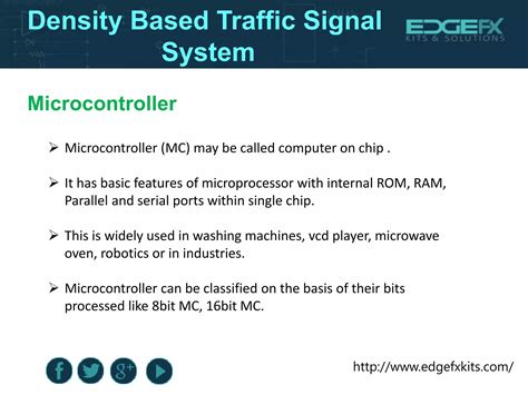 density based traffic signal system pptx