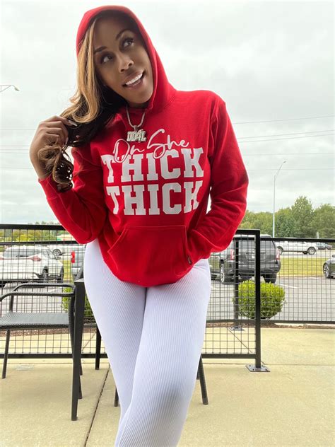 Oh She Thick Thick Hoodie The Print Phenom