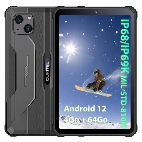 Oukitel Rt3 Rugged Tablet Pc 64gb 8 Skärm 5150mah Batteri 16mp Ip68