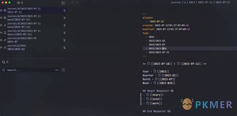 Pkmer Obsidian Vertical Tabs View