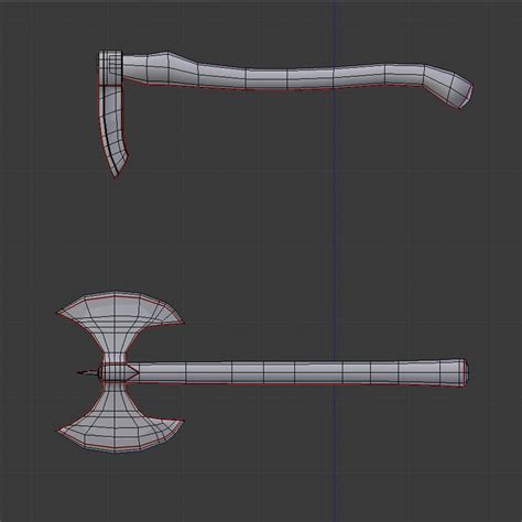 Axes 3d Model 7 Fbx Obj Unknown Blend Free3d