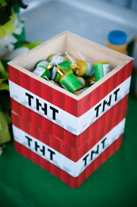 My World Minecraft Birthday Party For Christopher And Evan Diy Minecraft