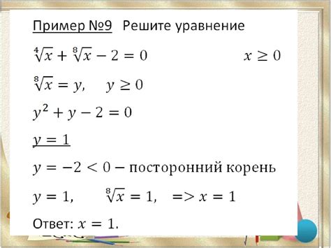 Метод введения новой переменной Online Presentation