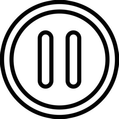 Pause Button Icon Vector Art Icons And Graphics For Free Download