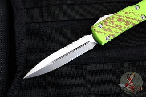 Microtech Ultratech Otf Knife Double Edge Zombietech Finished Handle