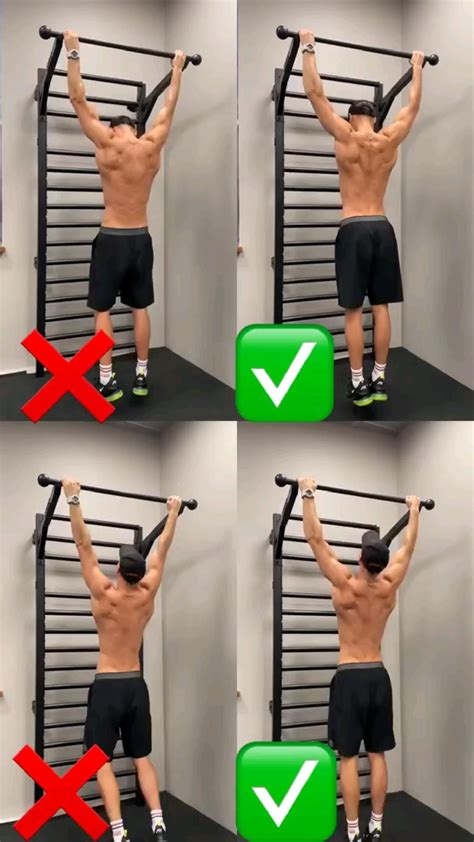 Correct Way To Do Pull Ups Training Better Abs Workout Bodybuilding Workout Plan Abs And