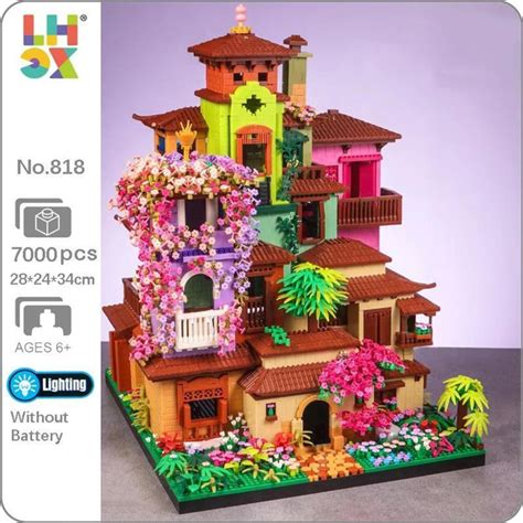 World Architecture Magic House Cherry Blossom Villa Garden Light Model