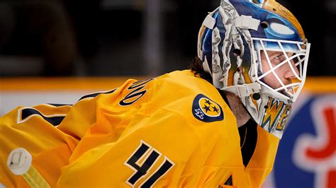 Predators trade goaltender Scott Wedgewood to Colorado for Justus Annunen