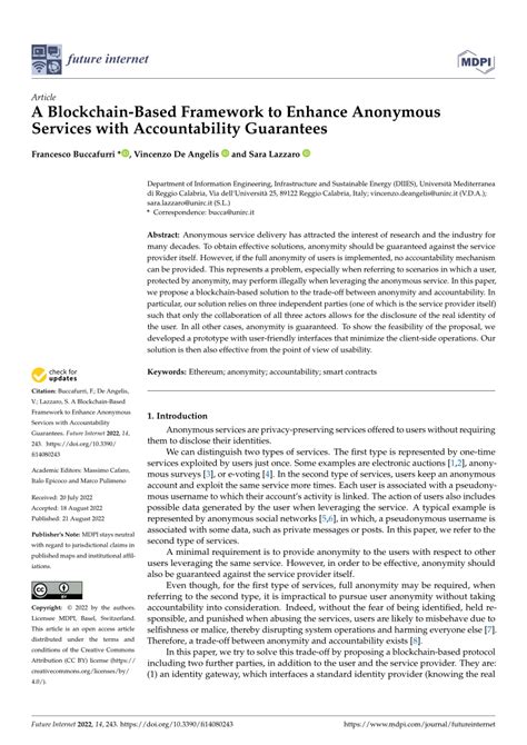 pdf a blockchain based framework to enhance anonymous services with
