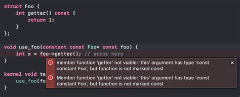 Ios How To Access Members On A C Reference Or Pointer In A Metal