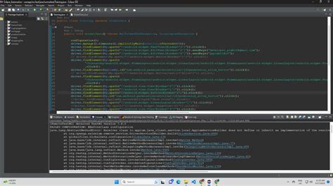 When I Am Running Appium Basic Test Then Error Message Showing