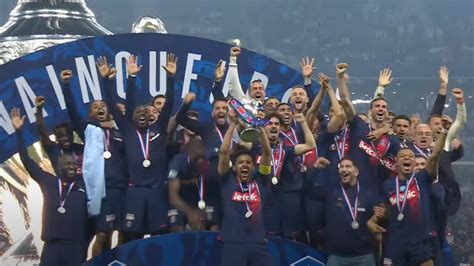 Le PSG s offre une e Coupe de France face à l OL