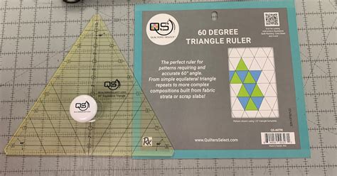 My Joyful Journey Quilters Select 60 Degree Triangle Ruler