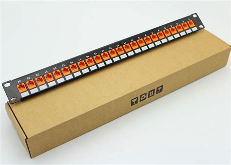 Network Cat5e Modular Patch Panel 24port Rj45 Patch Panels With