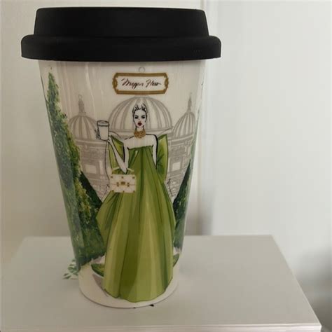 Megan Hess Dining Megan Hess Travel Mug With Fashion Illustration