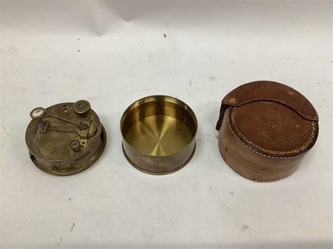 Lot 54 19th Century Brass Pocket Sextant With