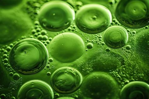 Premium Photo Algae Microalgae Macro Biotechnology Science Flat Lay