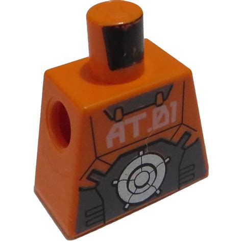 Lego Orange Minifig Torso Without Arms With At 01 973 Brick Owl