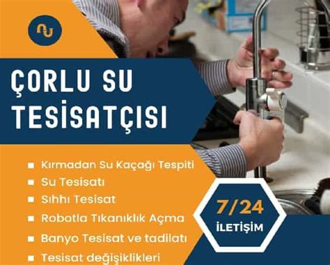 Çorlu Su Tesisatçı Uygun Fiyat Lavabo Açma