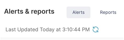 Alerts Reports