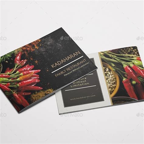 A5 Food Menu Brochure Food Menu Brochure Food Brochure