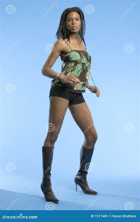 Beautiful Woman In Boots Stock Image Image 1571481