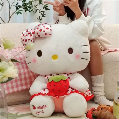Мягкая игрушка Хеллоу Китти Hello Kitty Кошка игрушка обнимашка 40 см