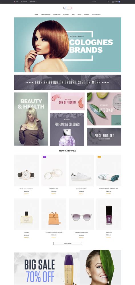 Ves Need Free Magento 2 Theme By Venustheme Responsive Magento