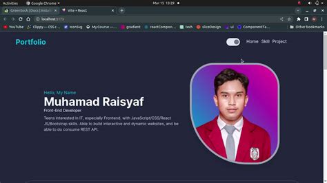 Muhamad Raisyaf Muhajir On Linkedin Update Ui Vite React Tailwindcss