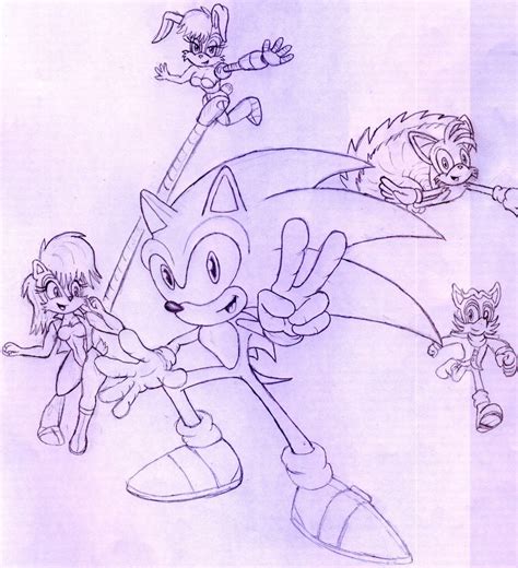 Archie Sonic Issue 75 End Page My Take By Shanahat On Deviantart