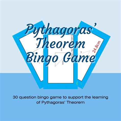 Engaging Pythagoras Theorem Maths Bingo Game Interactive Revision