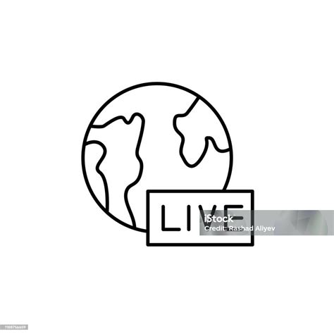 新聞即時圖示簡單行地球圖示的輪廓向量的 Ui 和 Ux網站或移動應用程式向量圖形及更多互聯網圖片 互聯網 例行公事 商務 Istock