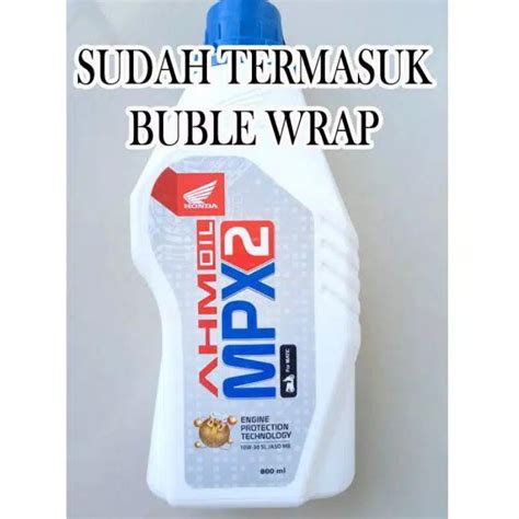 Jual HD3Code OLI MOTOR HONDA MPX 2 AHM OIL MATIC SAE 10W 30 API SL ISI