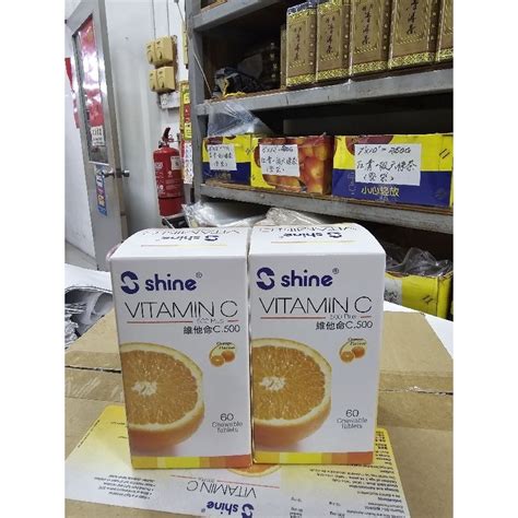 Shine Vitamin C 500 Plus 60s Exp 052024 Shopee Malaysia