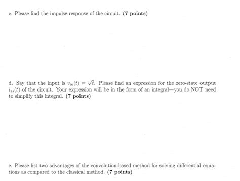 Solved In This Problem Yo Ll Use The Convolution Based Chegg