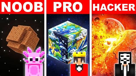 Mongo And Axy Giant Planet House Build Challenge In Minecraft Youtube