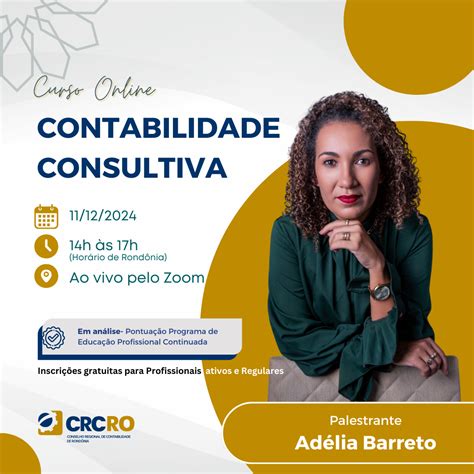 Crcro Curso Online Contabilidade Consultiva