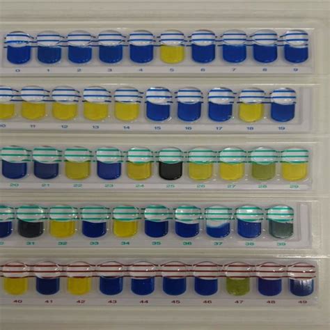 Api 50 Chl Strips Inoculated With Lactobacillus Paracaseiccm 1837