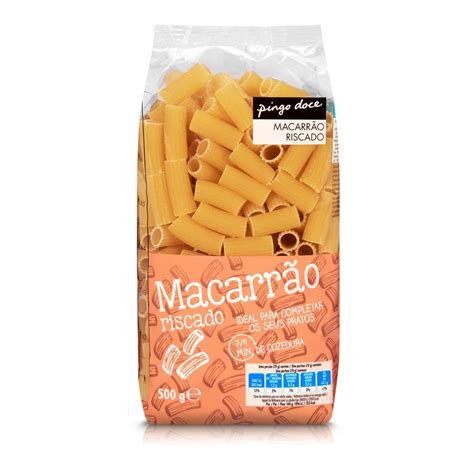 Mercadão Pingo Doce Massa Macarrão Riscado Pingo Doce